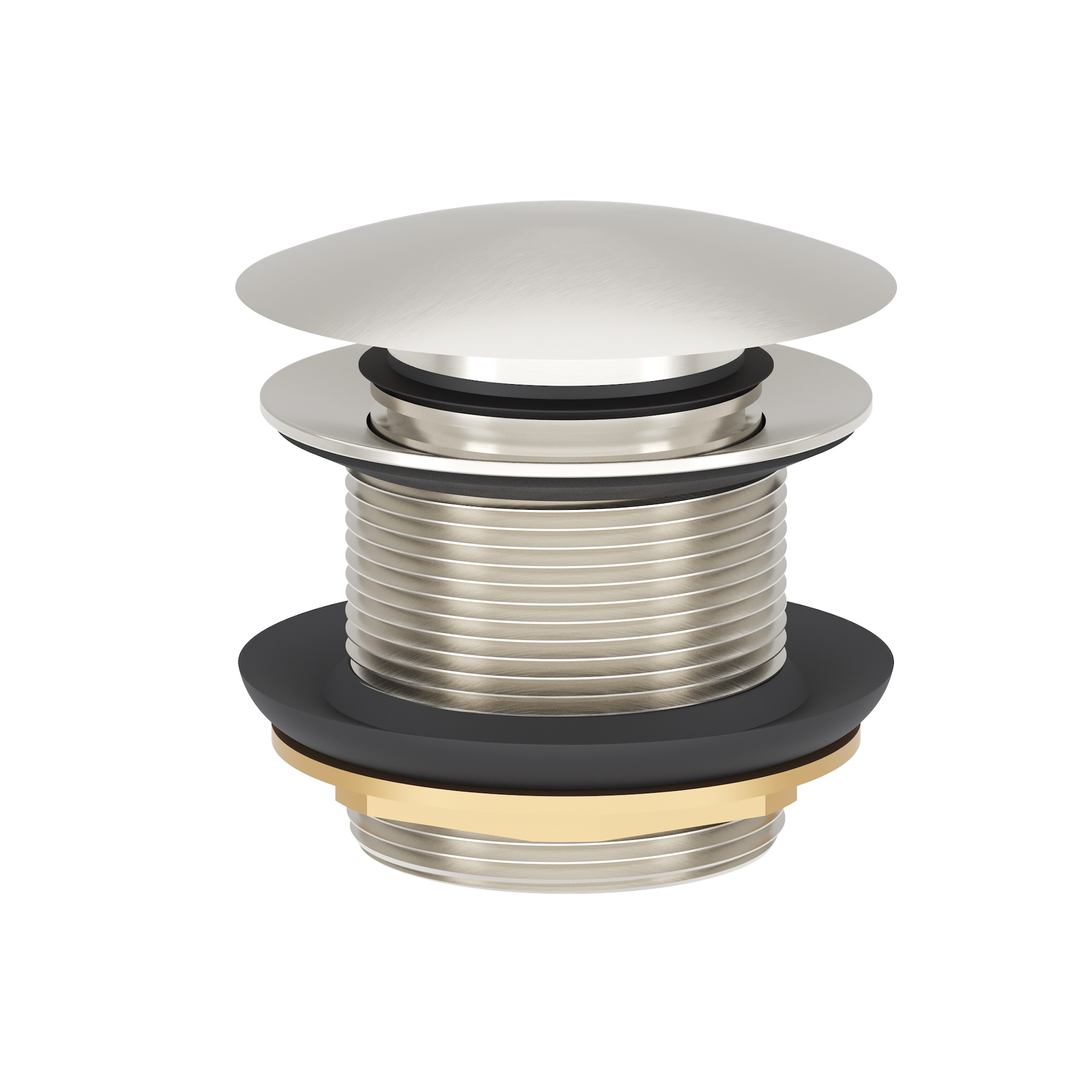 Linsol Ezyflow 40Mm Pop-Up Plug & Waste With Flexible Connector Brushe