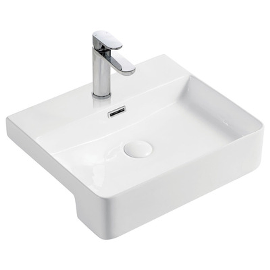 Fienza Petra Semi Recess Basin 500X400X120mm 1Th Rb4044