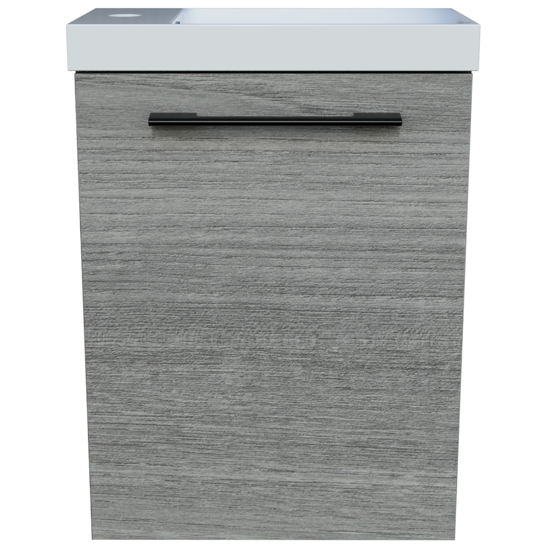 Timberline Ollie Wall Hung Vanity 400mm Offset Left Bowl