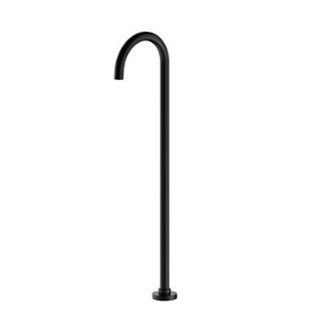 Streamline Arcisan Axus Floor Mounted Bath Spout Matte Black