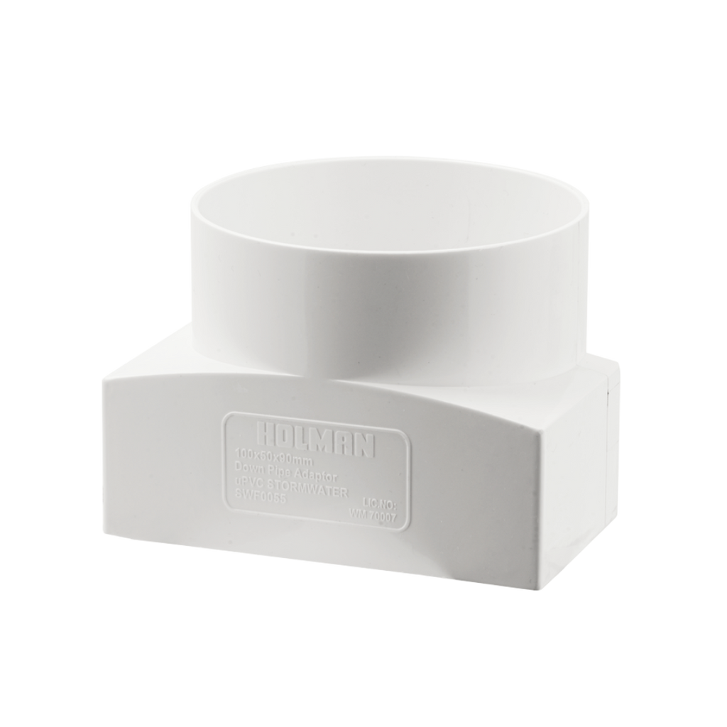 Stormwater Downpipe Adaptor Square to Round