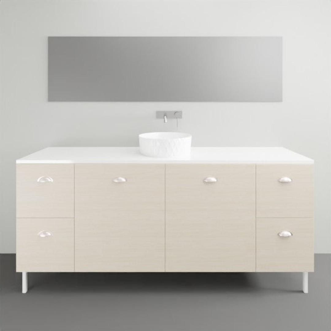 Timberline Nevada Vanity 1800 Sgl Bowl Silksurface White Gloss A/C Bas